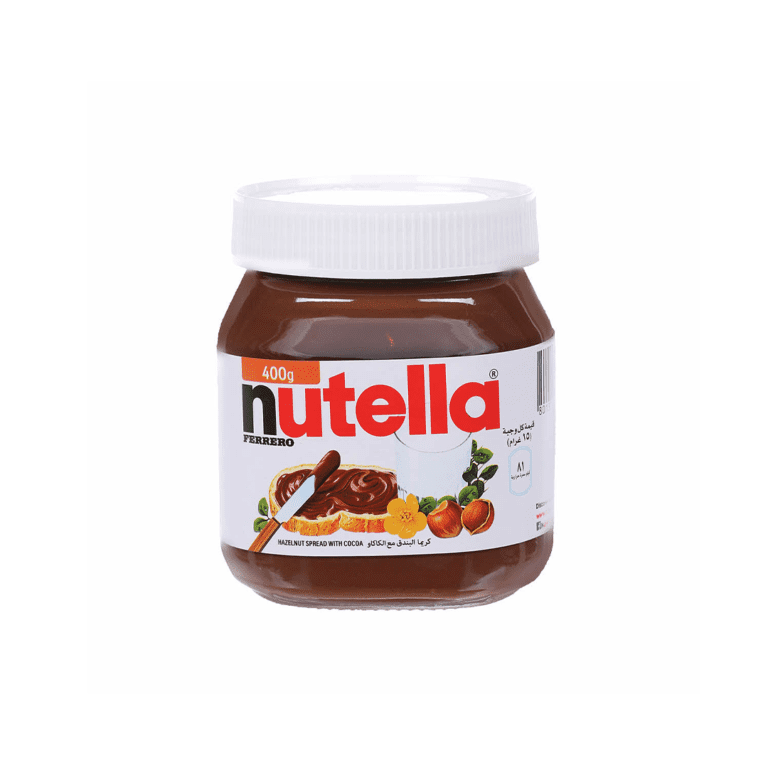 نوتيلا مستوردة 400 جرام - مجني الثمار التجارية